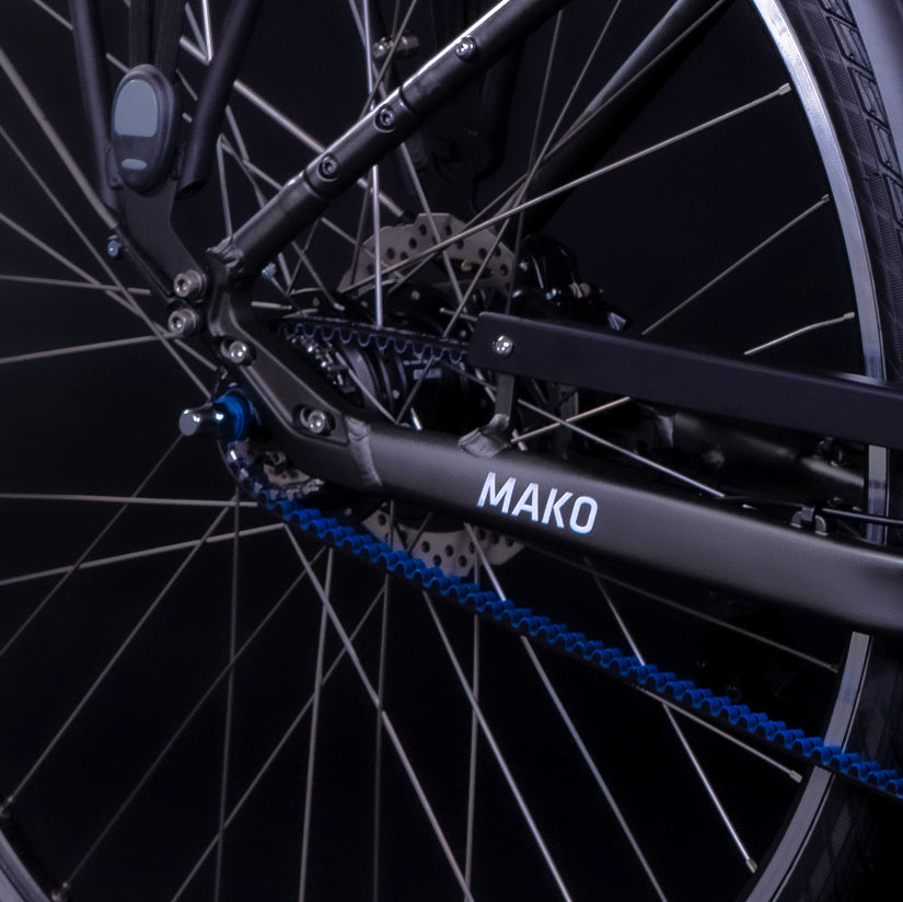 Mako Mid Motor Step-Through eBike – Shark Bikes